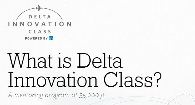 Delta + LinkedIn = Delta Innovation Class - InsideFlyer DK