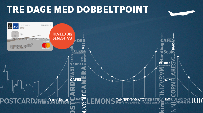 Tips: Få mange EuroBonus point på dit MasterCard 15. - 17. marts ...