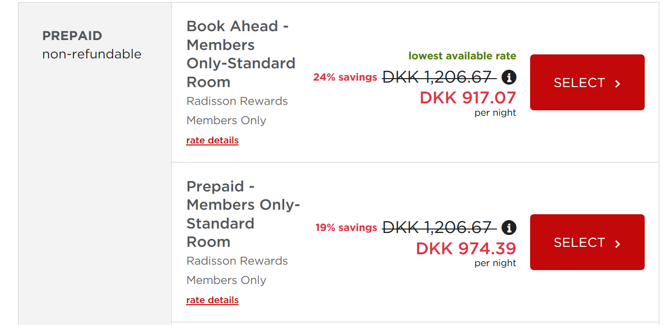 Radisson Book Ahead - InsideFlyer DK