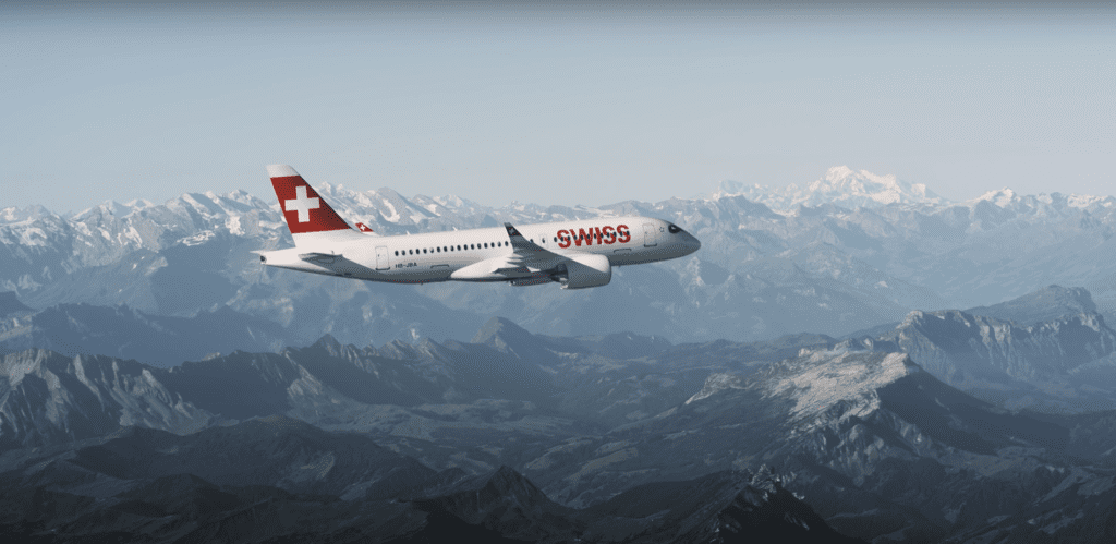 SWISS - Plane in Flight - Foto SWISS - InsideFlyer DK