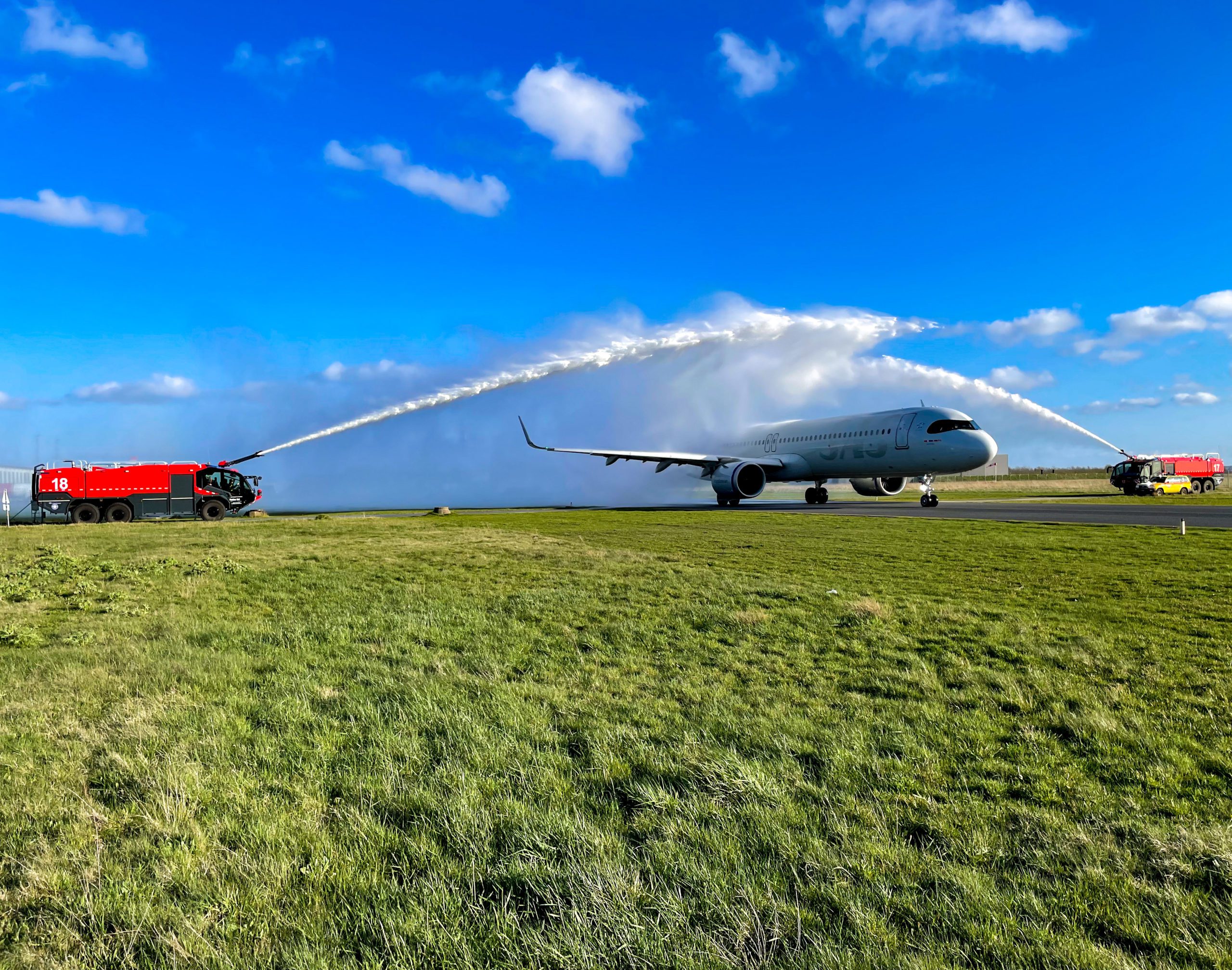 Vandportal til første afgang med SAS A321-LR | InsideFlyer DK