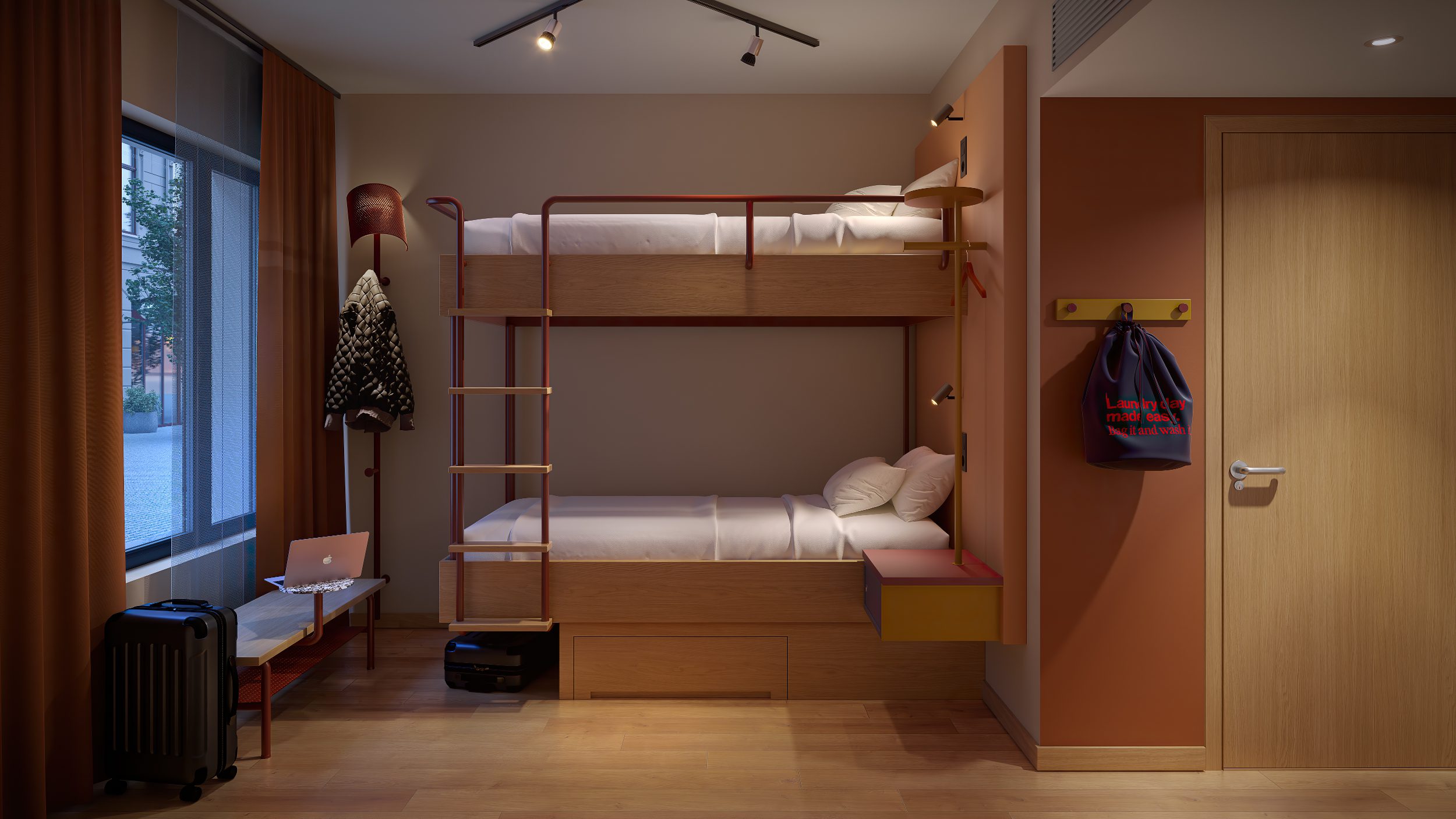 Concept image Scandic Go_bunk beds - InsideFlyer DK